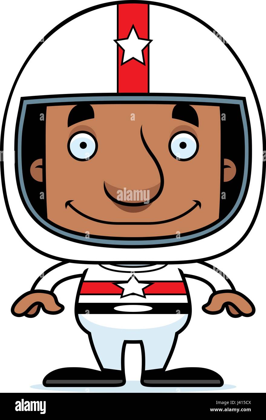 A cartoon race car driver man smiling Stock Vector Image & Art - Alamy