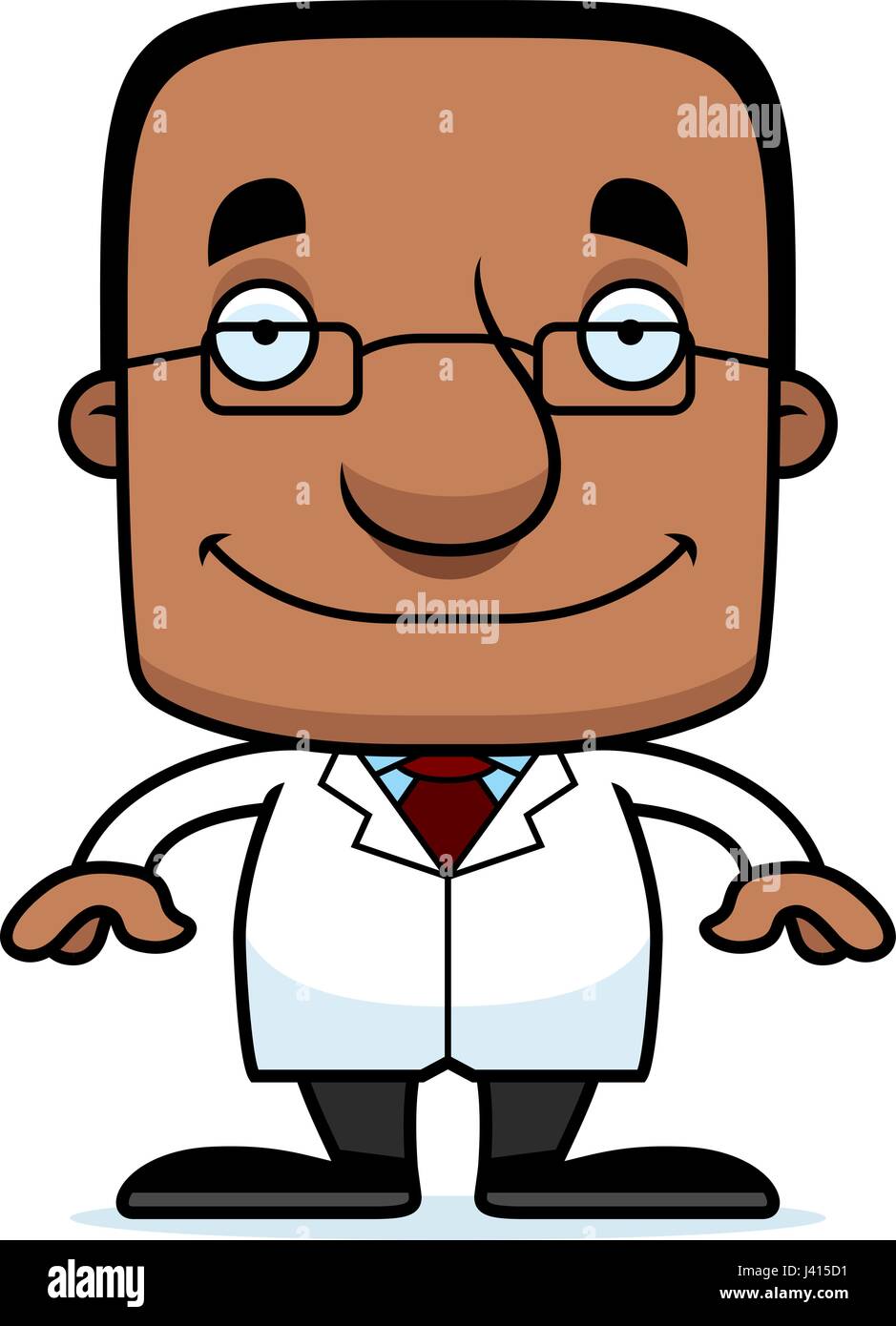 A cartoon scientist man smiling Stock Vector Image & Art - Alamy