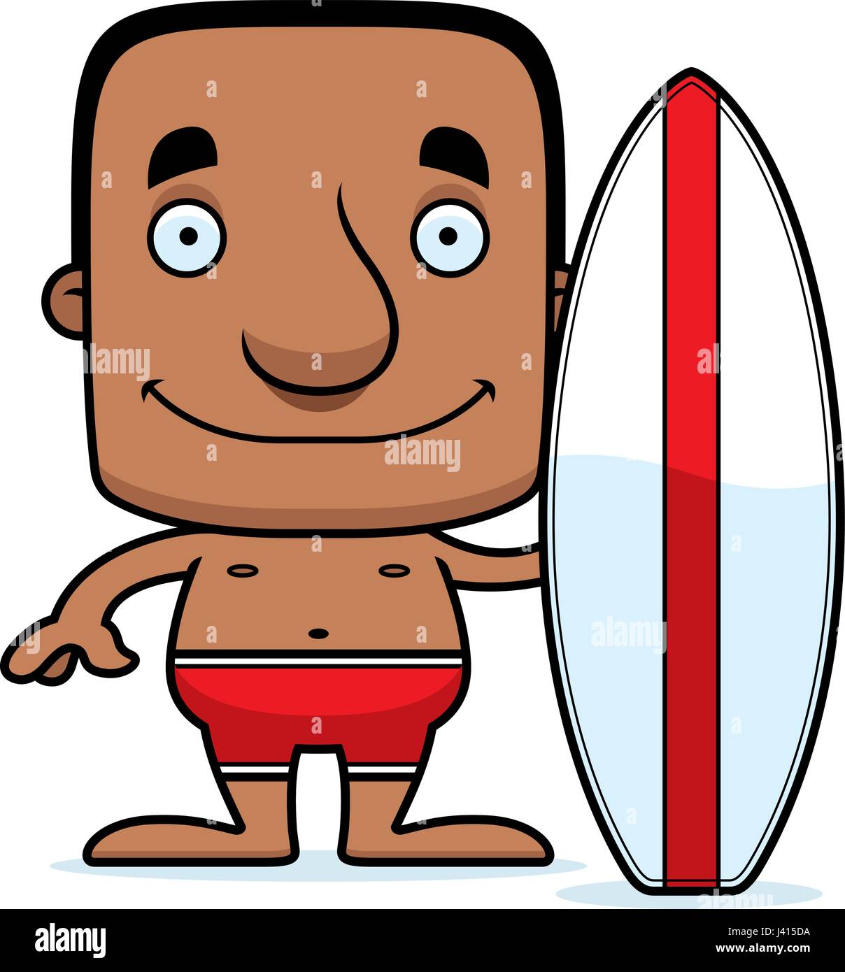 A cartoon surfer man smiling Stock Vector Image & Art - Alamy
