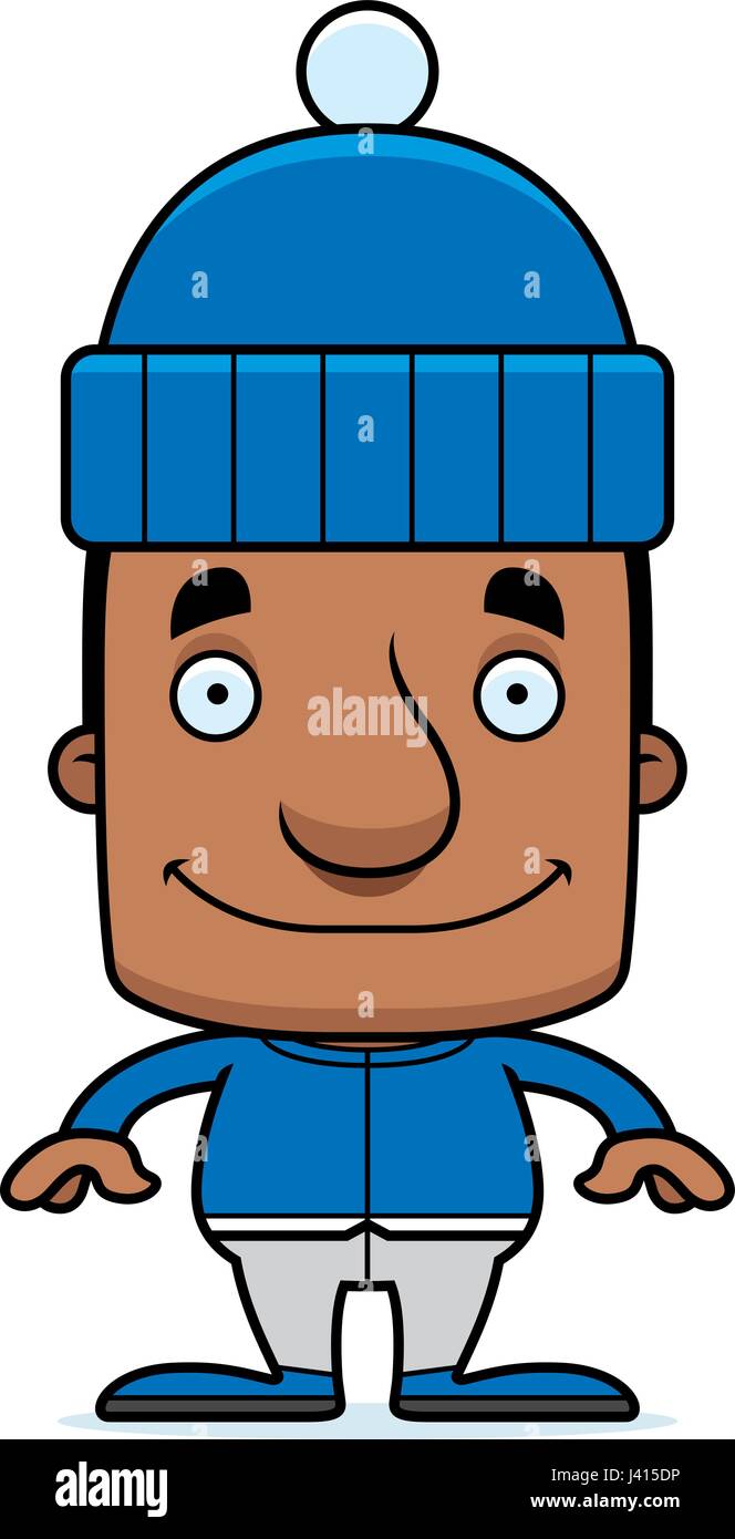 Cartoon winter man hi-res stock photography and images - Alamy