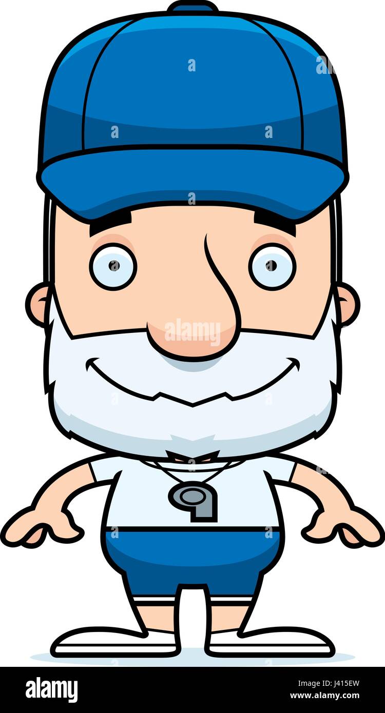 A cartoon coach man smiling Stock Vector Image & Art - Alamy