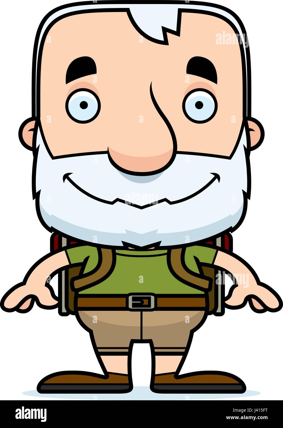 A cartoon hiker man smiling Stock Vector Image & Art - Alamy