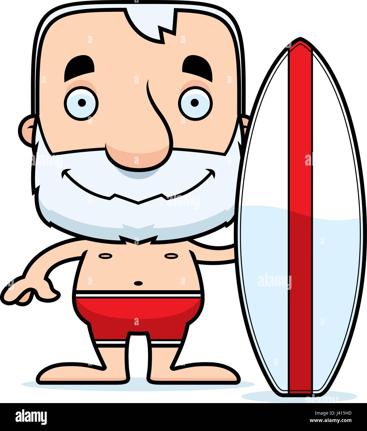 A cartoon surfer man smiling Stock Vector Image & Art - Alamy