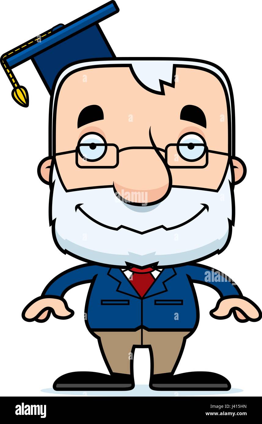 A cartoon teacher man smiling Stock Vector Image & Art - Alamy