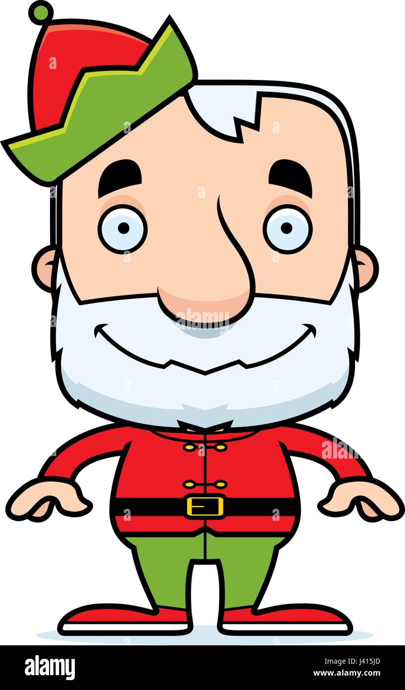 A cartoon Xmas elf man smiling Stock Vector Image & Art - Alamy