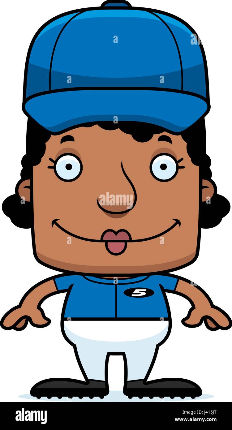 Cartoon baseball player woman hi-res stock photography and images - Alamy