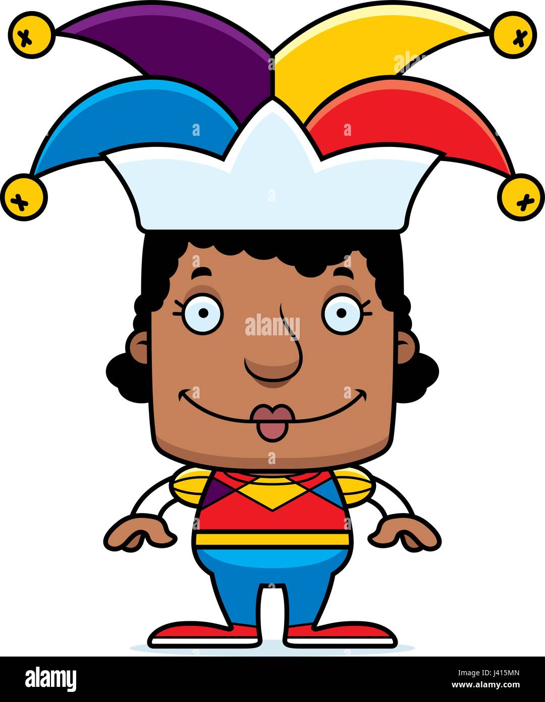 A cartoon jester woman smiling Stock Vector Image & Art - Alamy