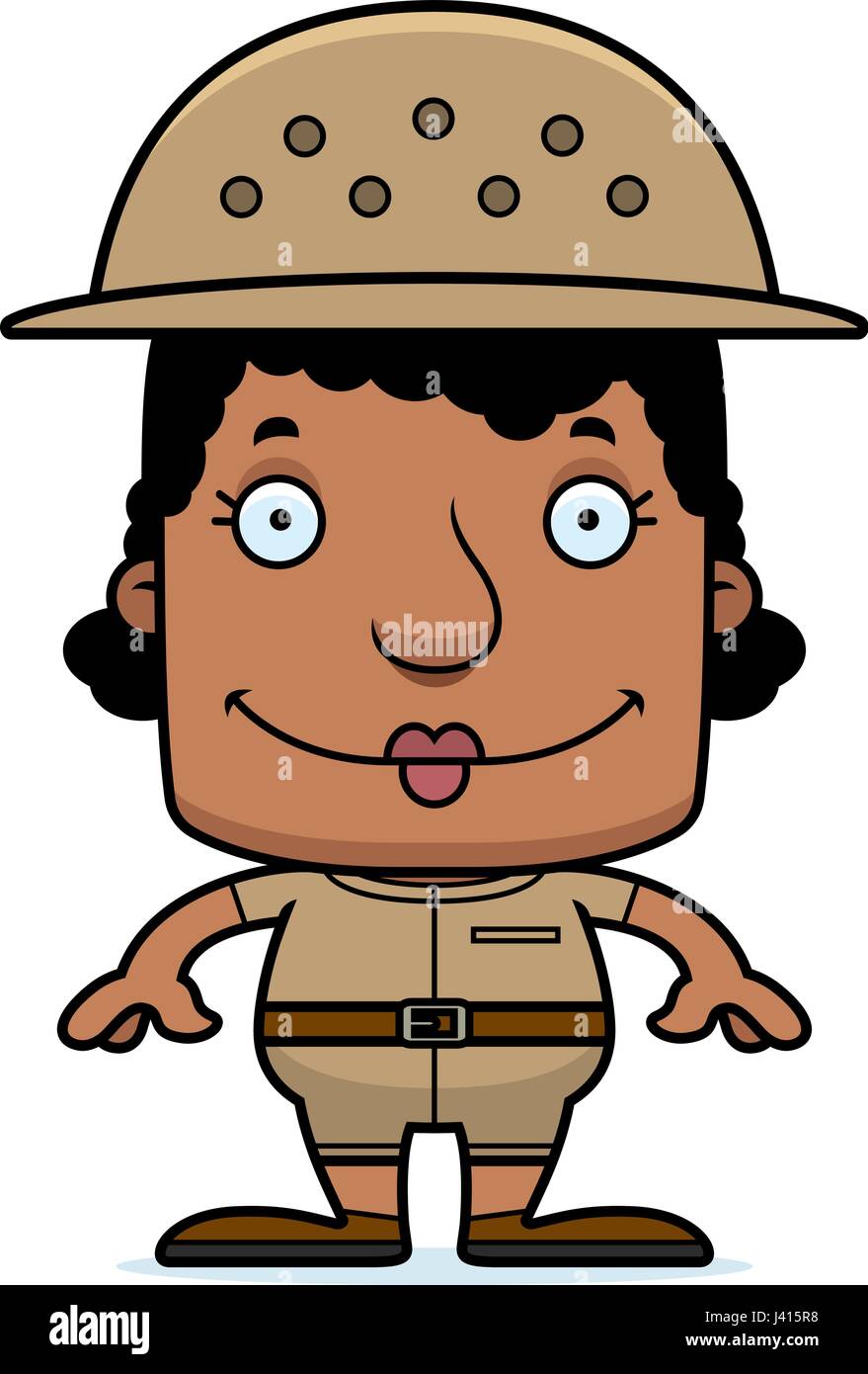 A cartoon zookeeper woman smiling Stock Vector Image & Art - Alamy