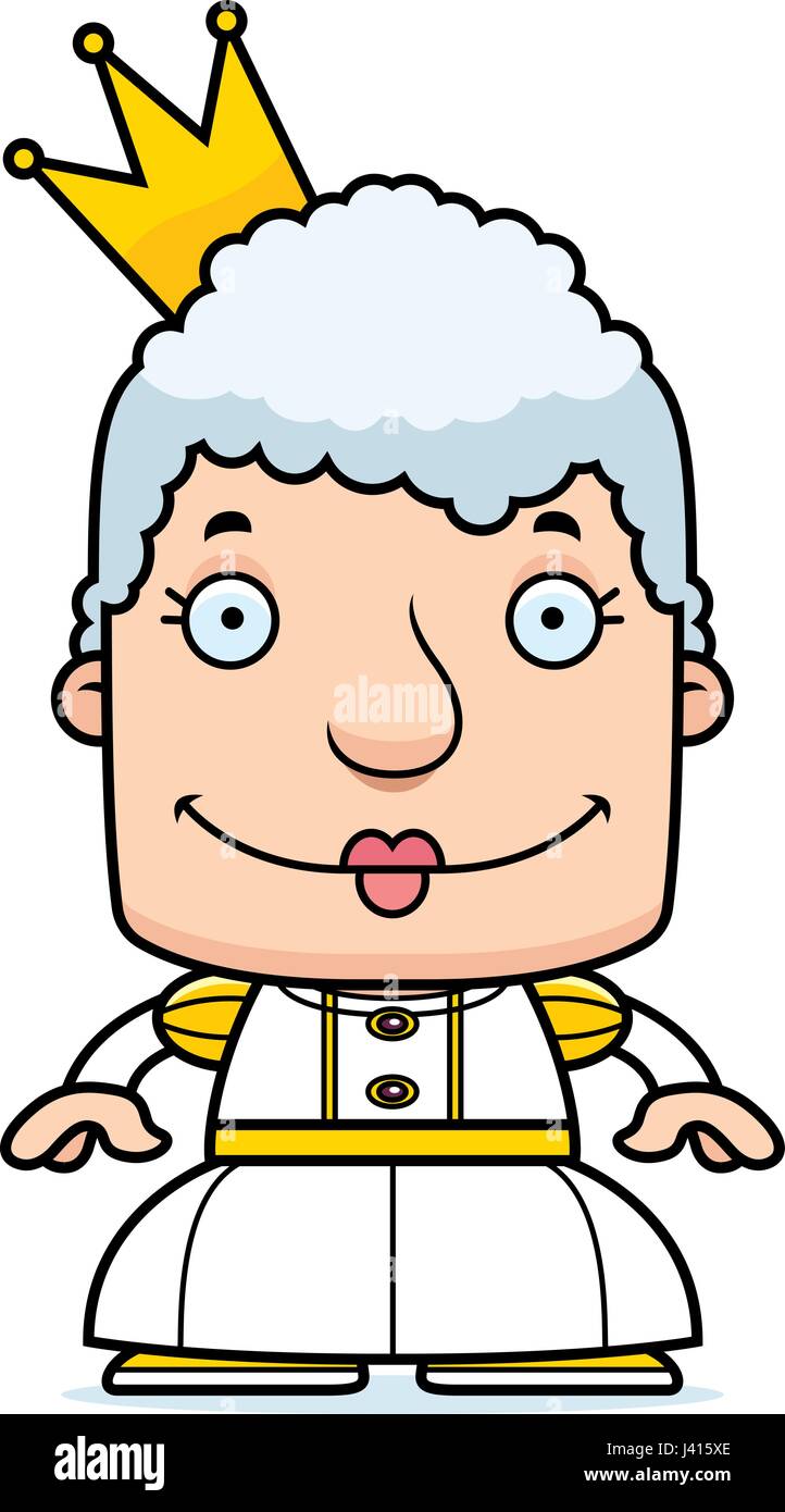 A cartoon princess woman smiling Stock Vector Image & Art - Alamy