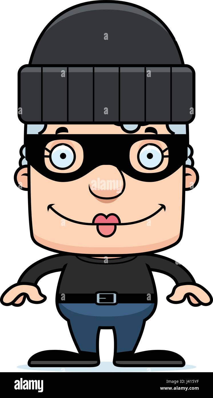 A cartoon thief woman smiling Stock Vector Image & Art - Alamy