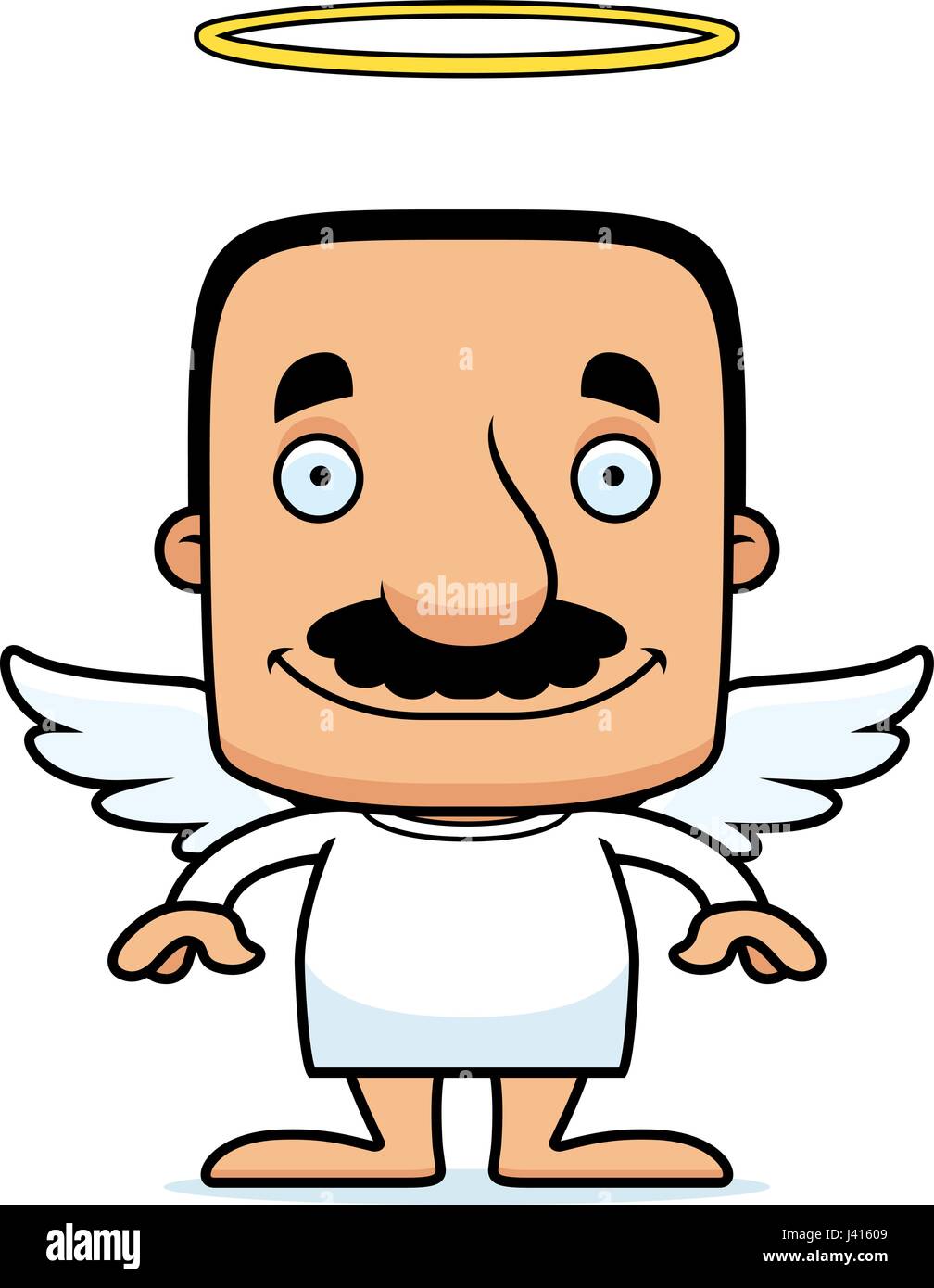A cartoon angel man smiling Stock Vector Image & Art - Alamy