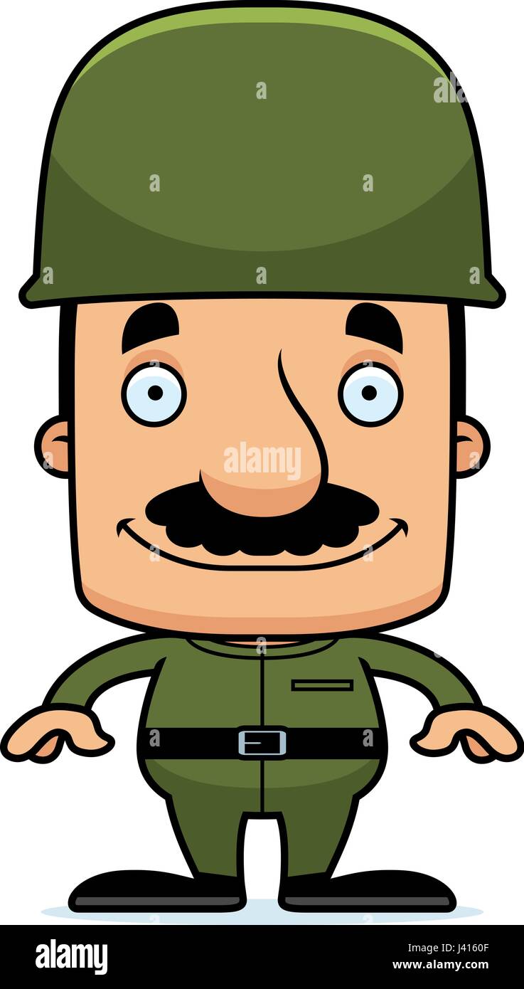 A cartoon soldier man smiling Stock Vector Image & Art - Alamy