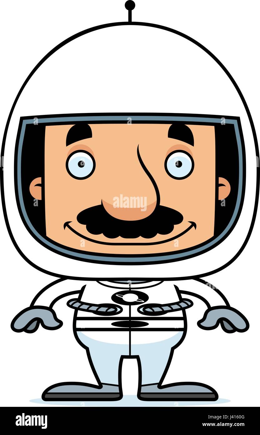 A cartoon astronaut man smiling Stock Vector Image & Art - Alamy