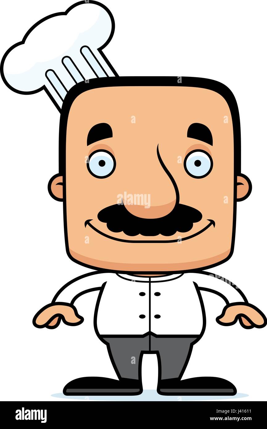 A cartoon chef man smiling Stock Vector Image & Art - Alamy