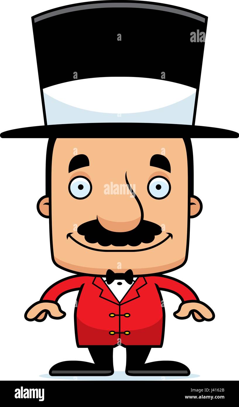 A cartoon ringmaster man smiling Stock Vector Image & Art - Alamy