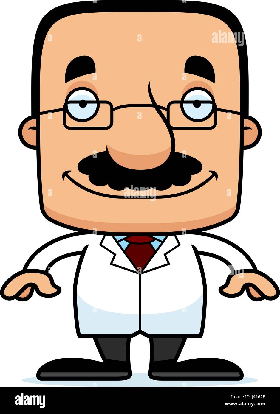 A cartoon scientist man smiling Stock Vector Image & Art - Alamy