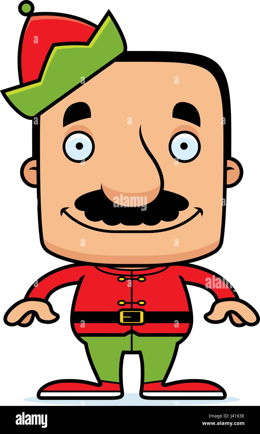 A cartoon Xmas elf man smiling Stock Vector Image & Art - Alamy