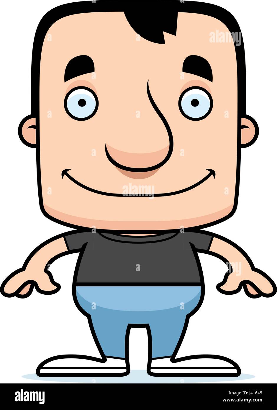 A cartoon man smiling Stock Vector Image & Art - Alamy