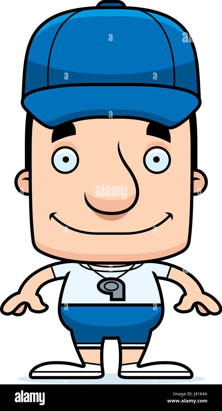 A cartoon coach man smiling Stock Vector Image & Art - Alamy