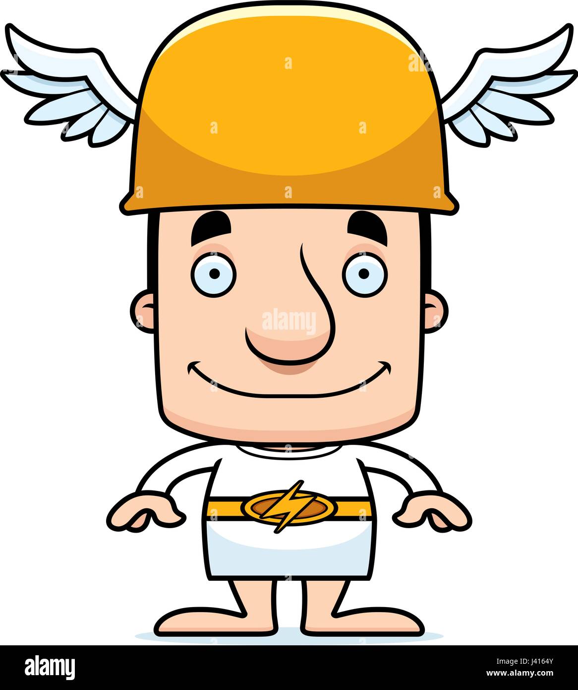 A cartoon Hermes man smiling Stock Vector Image & Art - Alamy