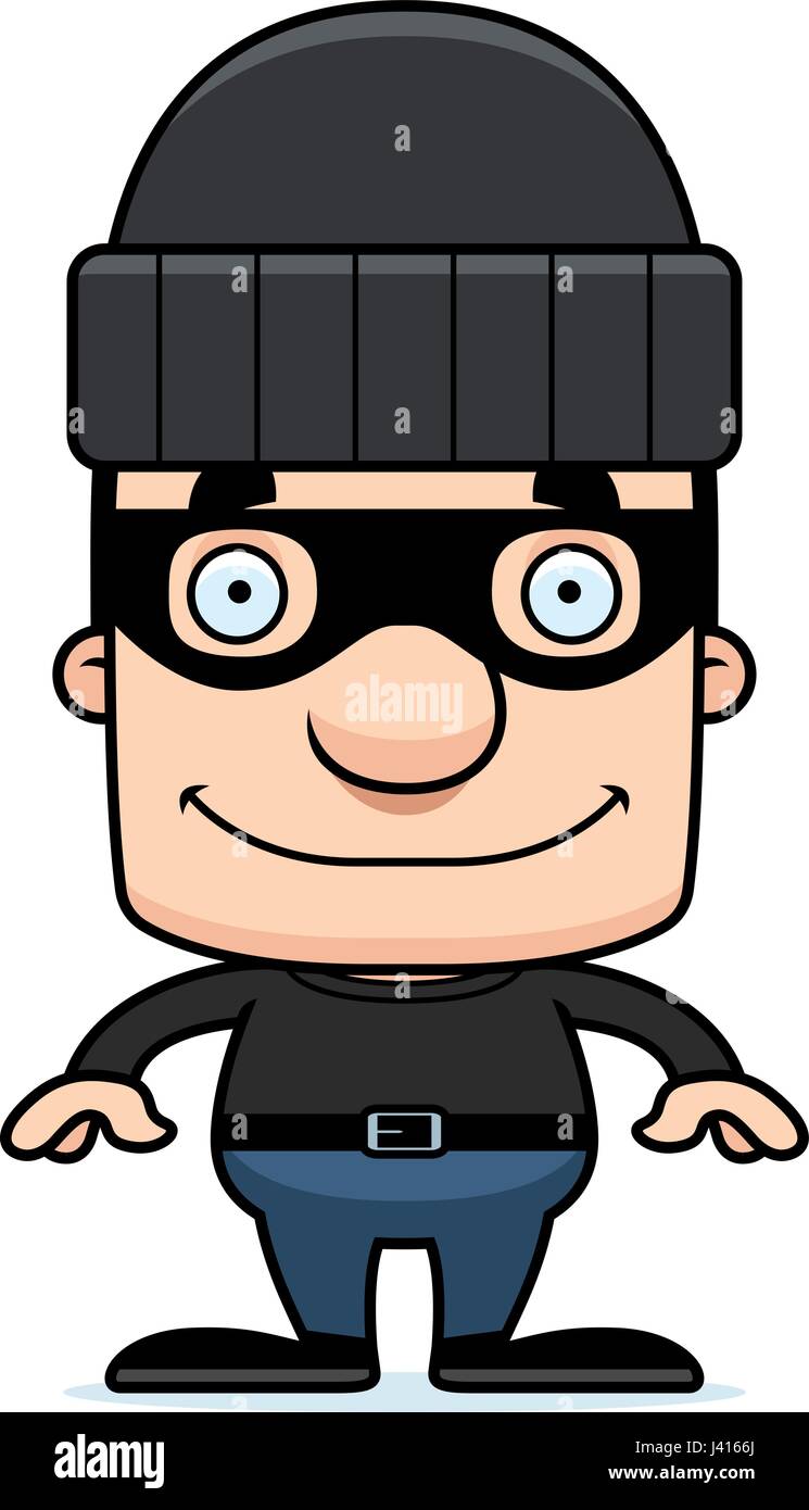 A cartoon thief man smiling Stock Vector Image & Art - Alamy