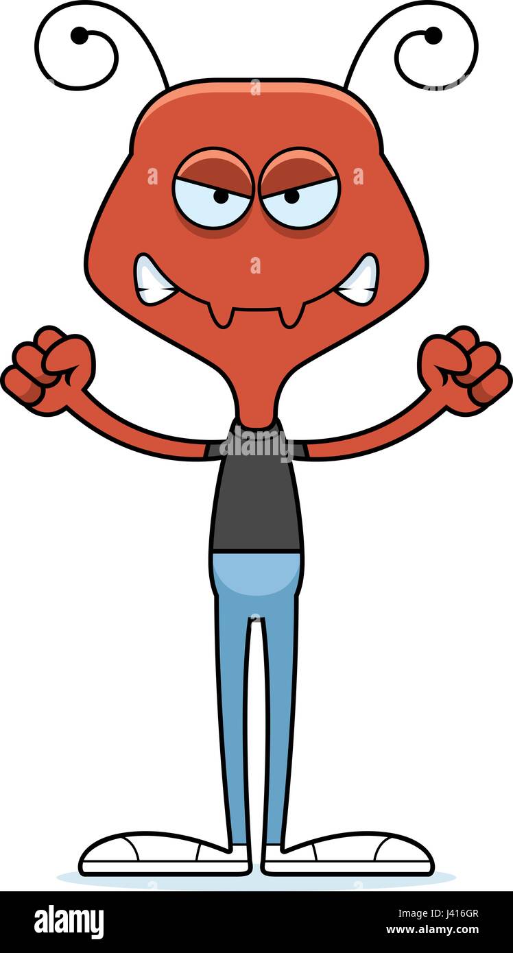 A cartoon ant looking angry Stock Vector Image & Art - Alamy