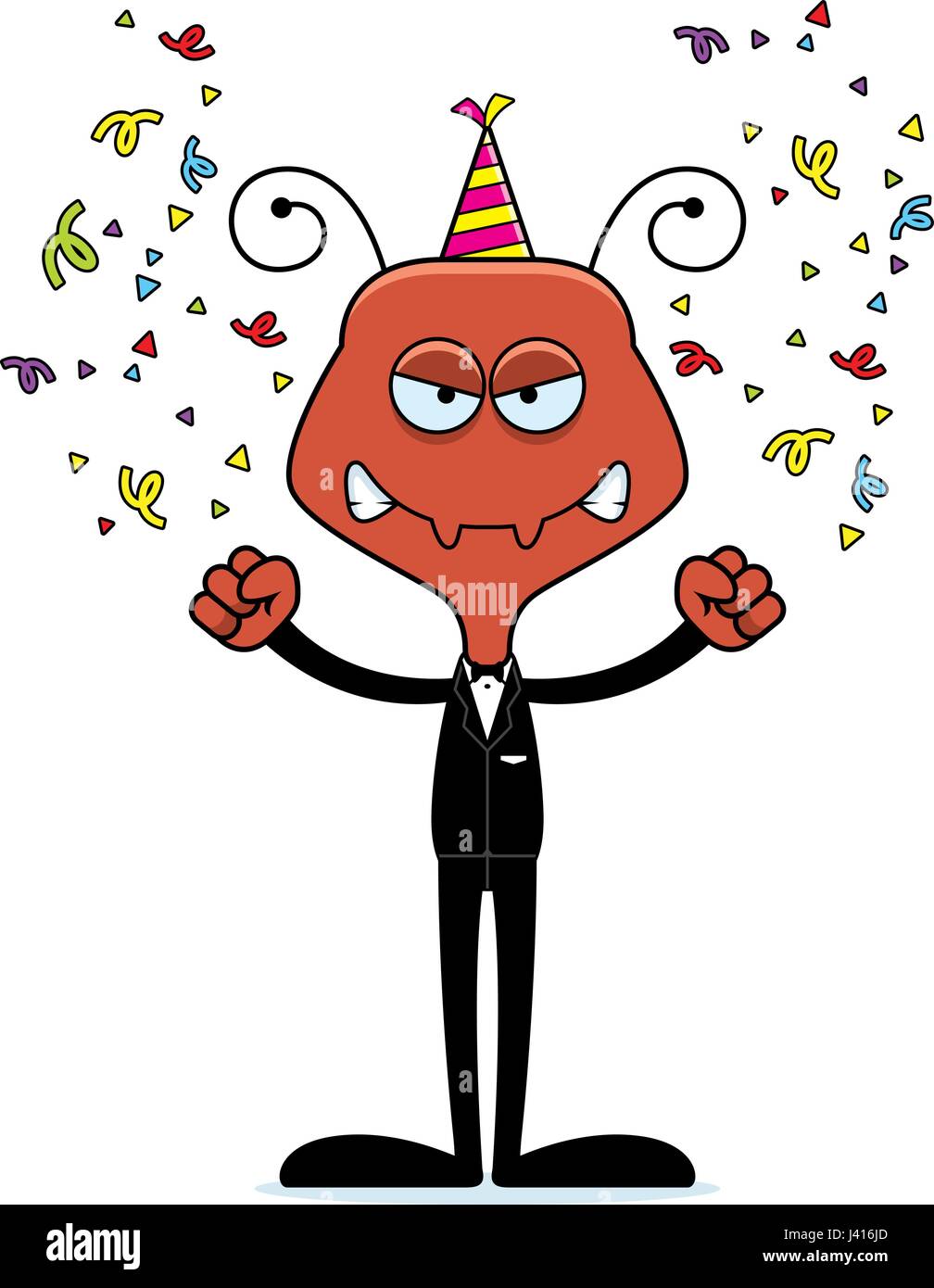 Angry ant Stock Vector Images - Alamy