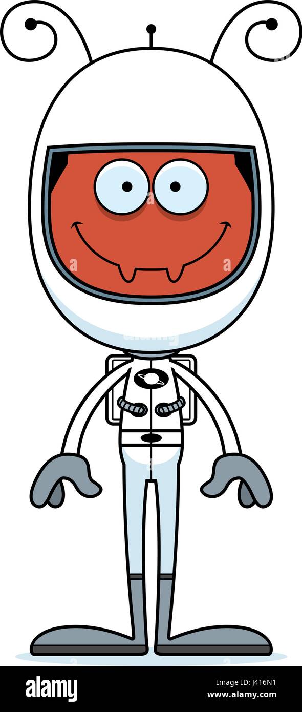 A cartoon astronaut ant smiling Stock Vector Image & Art - Alamy
