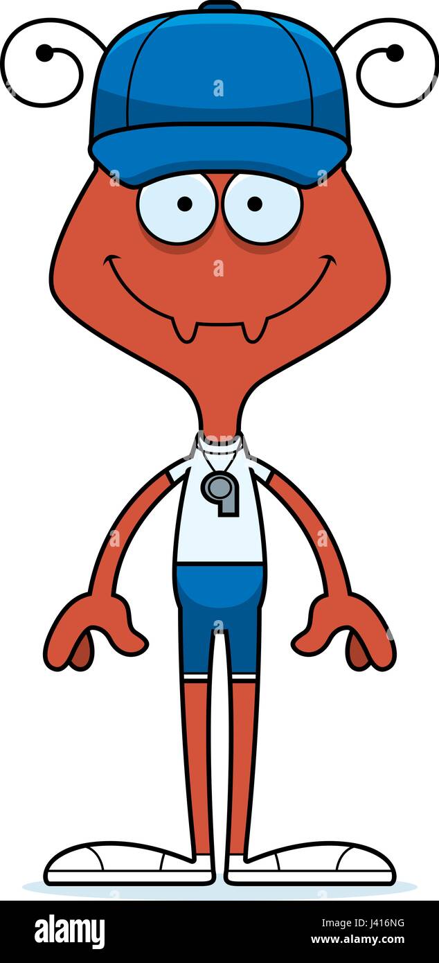 A cartoon coach ant smiling Stock Vector Image & Art - Alamy