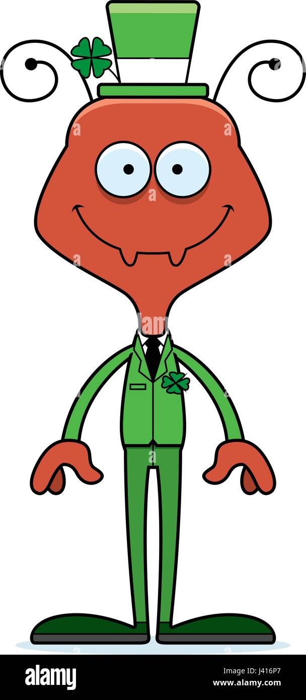 A cartoon Irish ant smiling Stock Vector Image & Art - Alamy