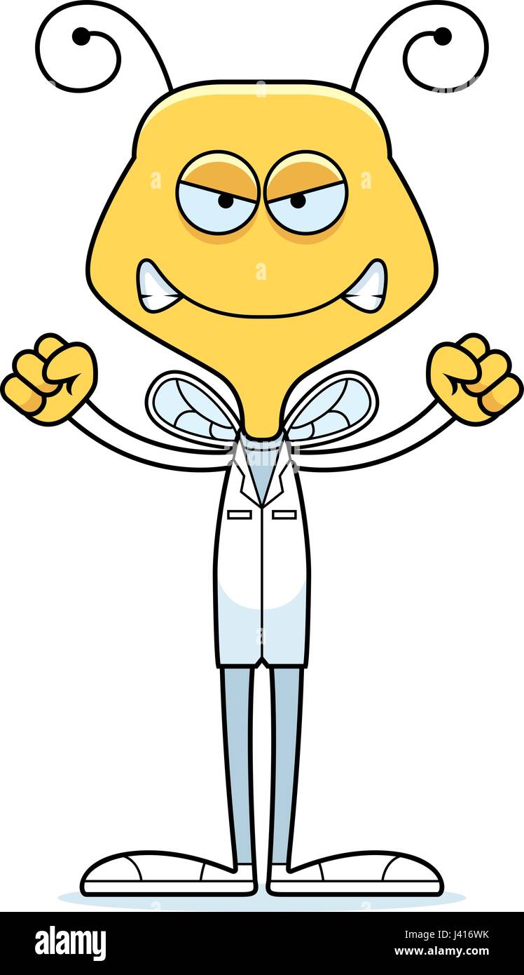 A cartoon doctor bee looking angry Stock Vector Image & Art - Alamy
