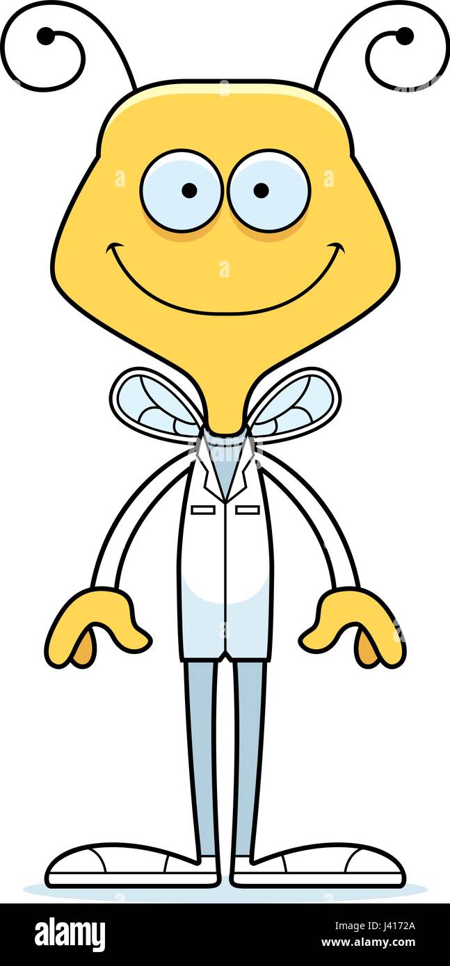 A cartoon doctor bee smiling Stock Vector Image & Art - Alamy