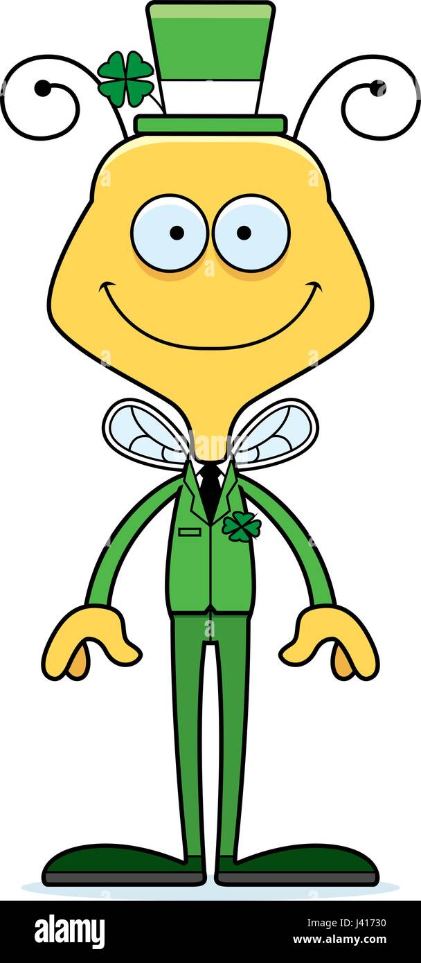 A cartoon Irish bee smiling Stock Vector Image & Art - Alamy