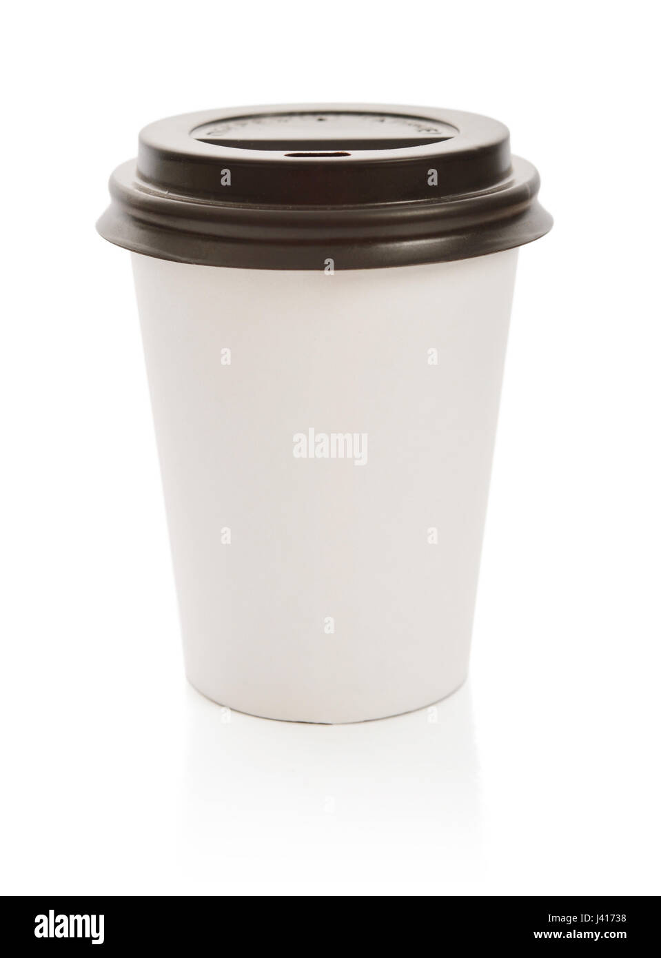Coffee drinking paper cup isolated on white background Stock Photo - Alamy