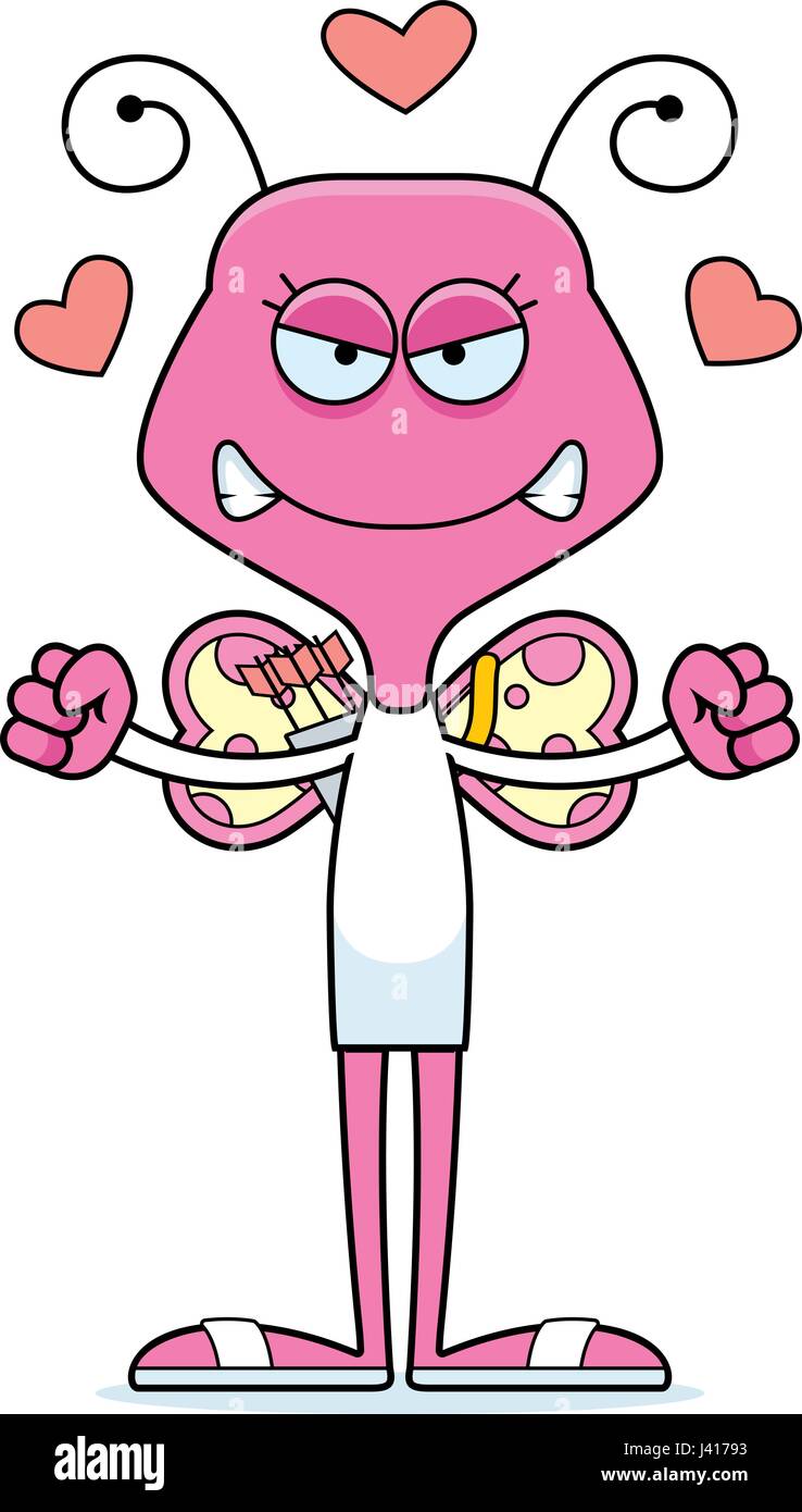 A cartoon cupid butterfly looking angry Stock Vector Image & Art - Alamy