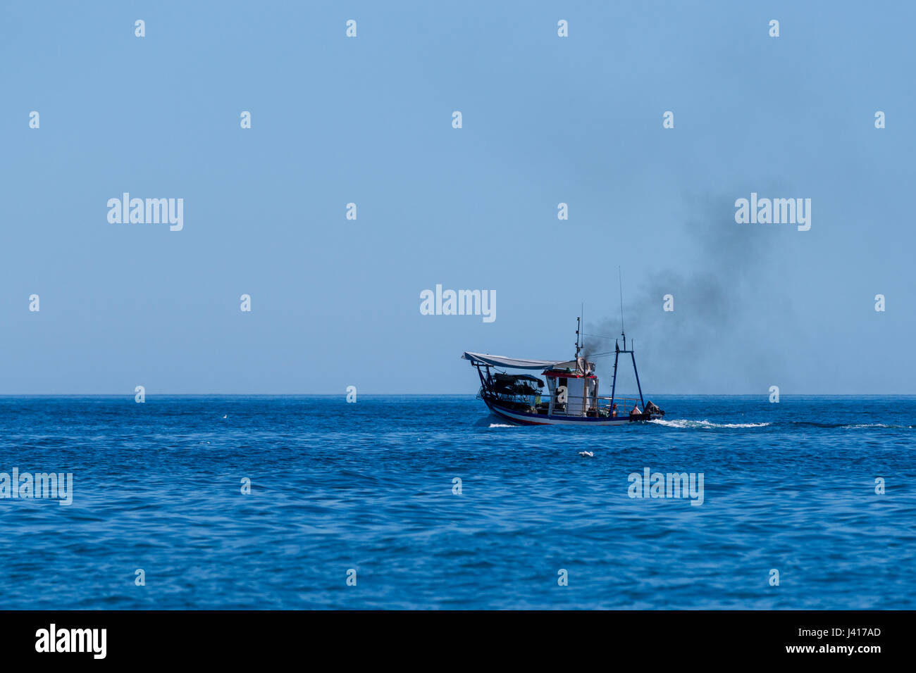Fishing boat near Torre del Mar, Andalucia, Spain Stock Photo - Alamy