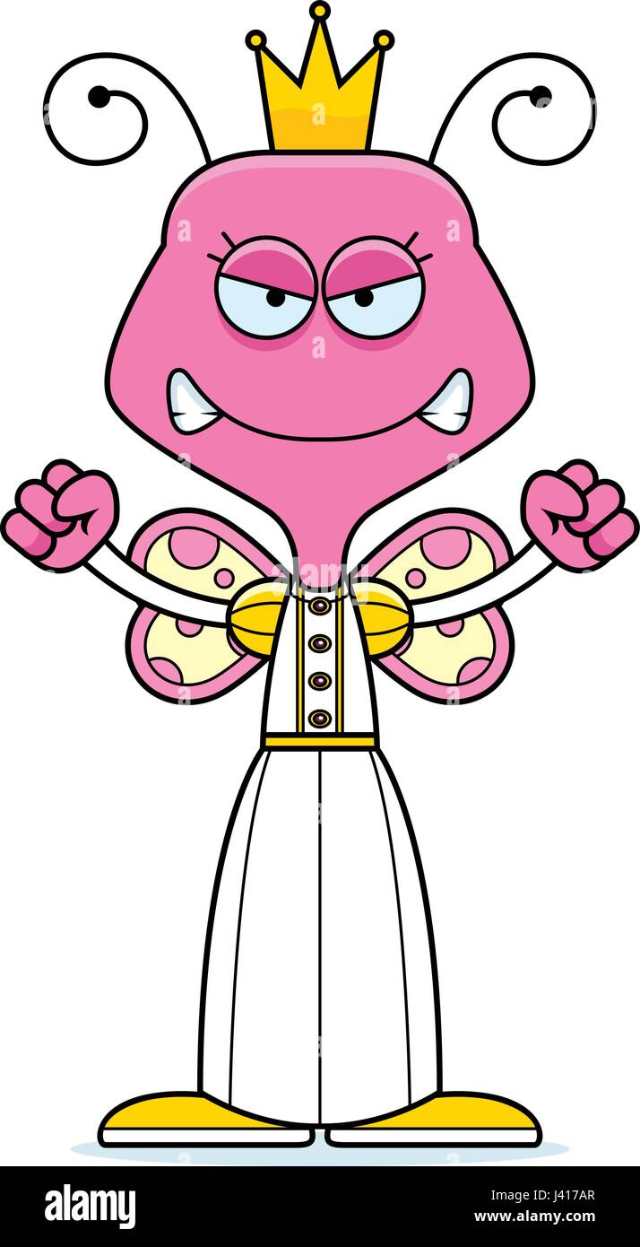 A cartoon princess butterfly looking angry Stock Vector Image & Art - Alamy
