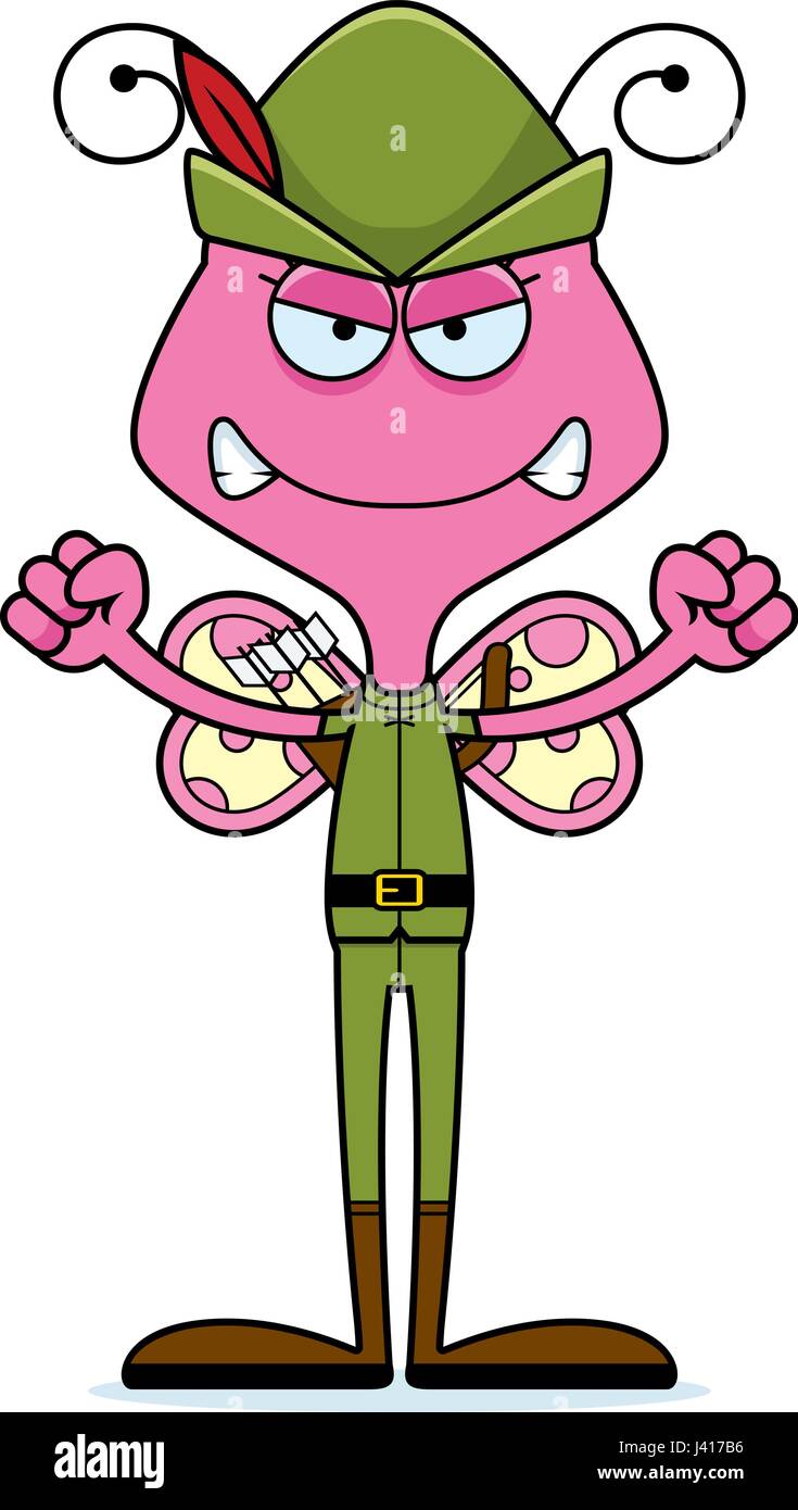 A cartoon Robin Hood butterfly looking angry Stock Vector Image & Art ...