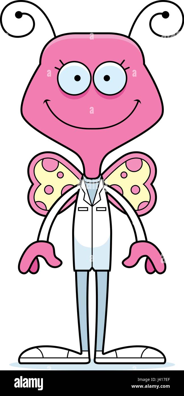 A cartoon doctor butterfly smiling Stock Vector Image & Art - Alamy