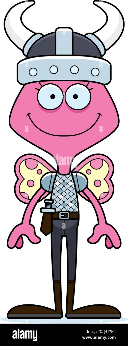 A cartoon Viking butterfly smiling Stock Vector Image & Art - Alamy