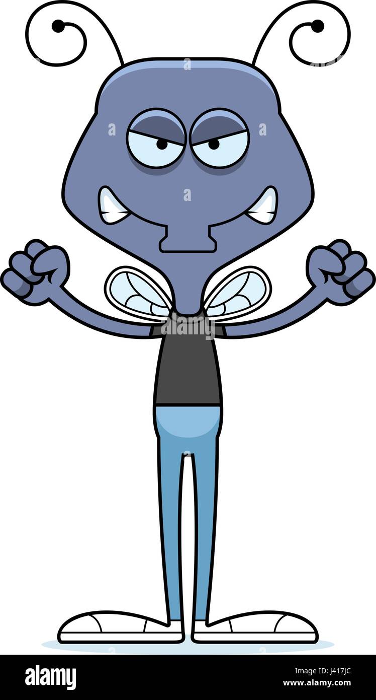 A cartoon fly looking angry Stock Vector Image & Art - Alamy