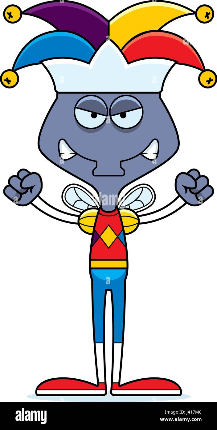 A cartoon jester fly looking angry Stock Vector Image & Art - Alamy