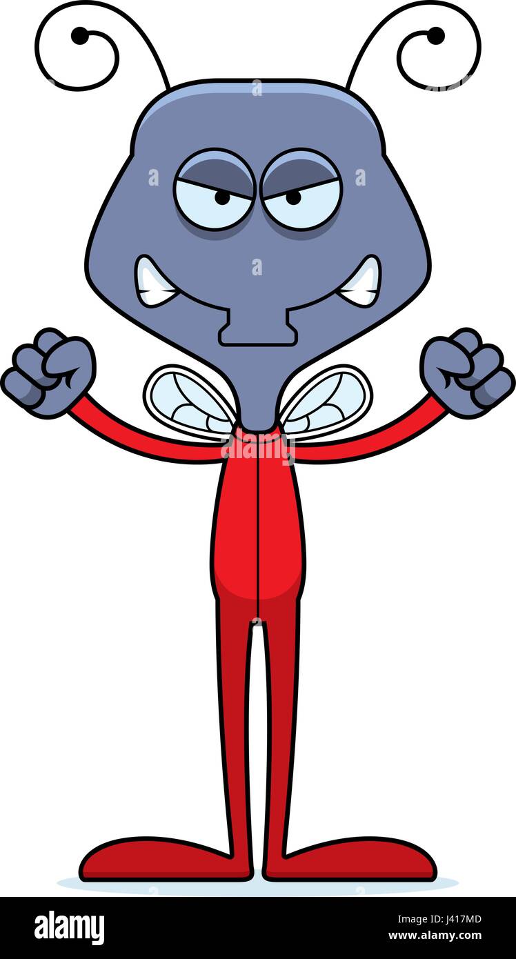 A cartoon fly looking angry in pajamas Stock Vector Image & Art - Alamy