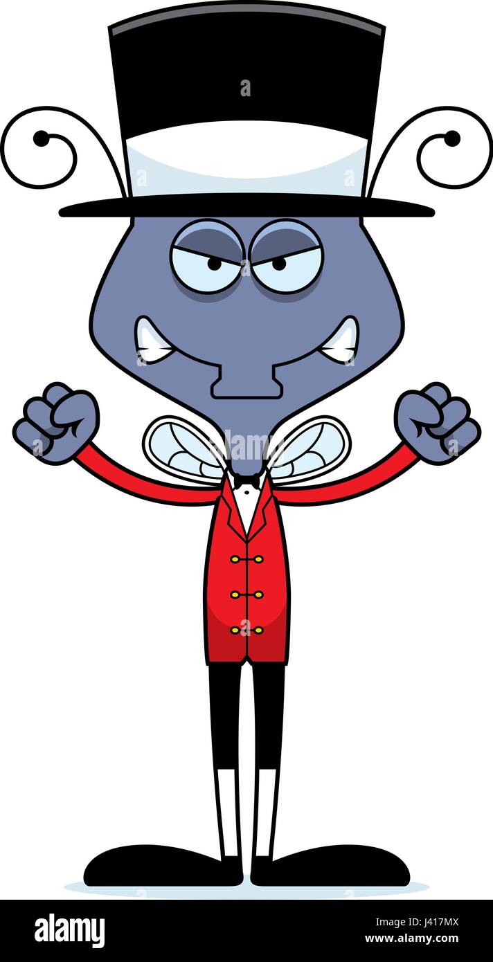 A cartoon ringmaster fly looking angry Stock Vector Image & Art - Alamy