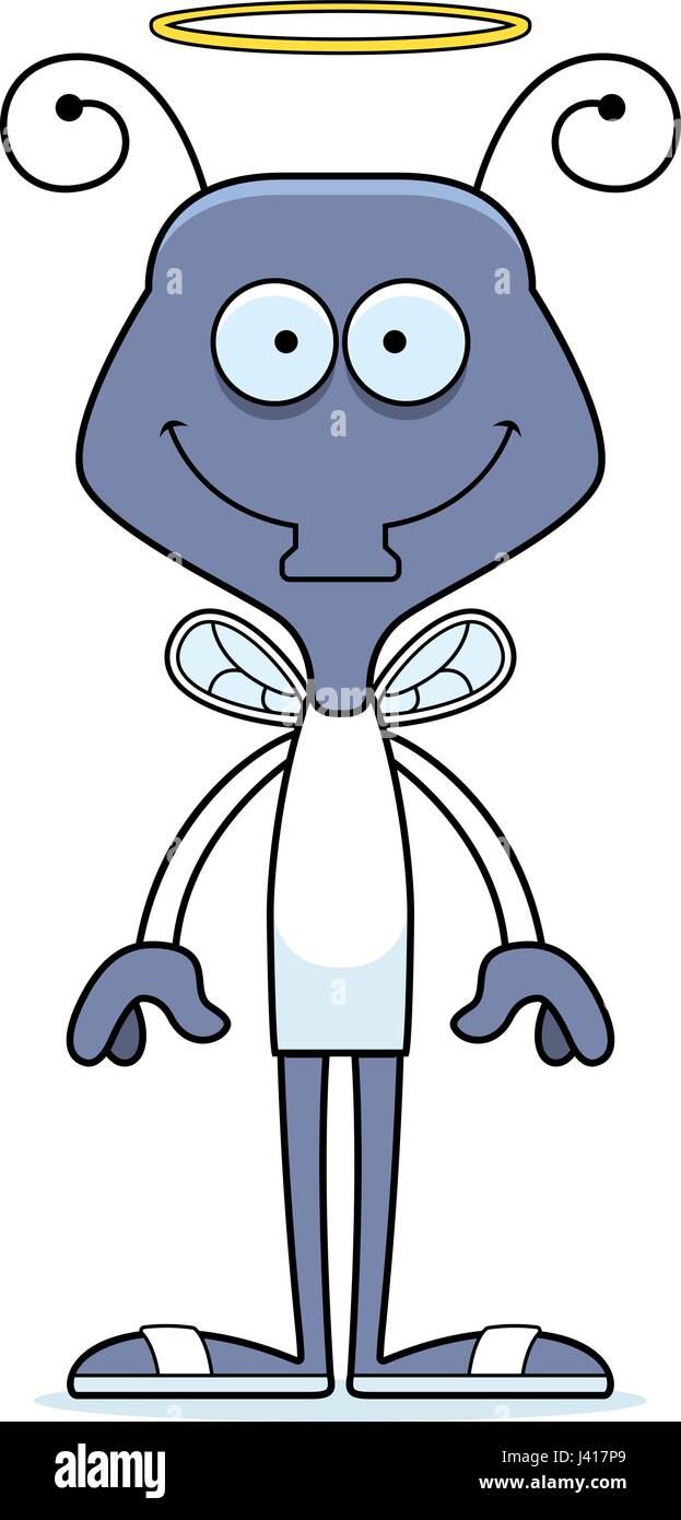 A cartoon angel fly smiling Stock Vector Image & Art - Alamy