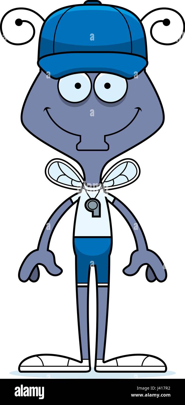 A cartoon coach fly smiling Stock Vector Image & Art - Alamy