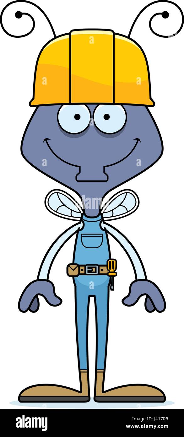 Cartoon construction worker fly hi-res stock photography and images - Alamy