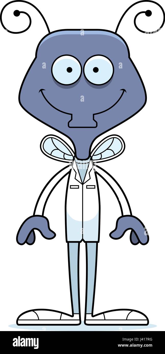 A cartoon doctor fly smiling Stock Vector Image & Art - Alamy