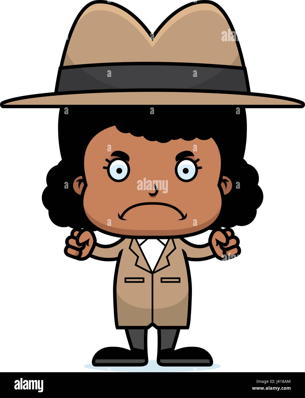 Girl Detective Cartoon