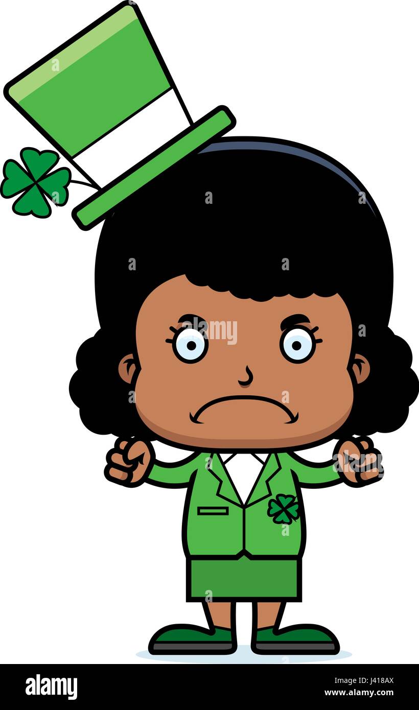 A cartoon Irish girl looking angry Stock Vector Image & Art - Alamy